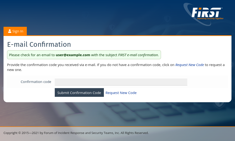 FIRST Portal and Identity Solution