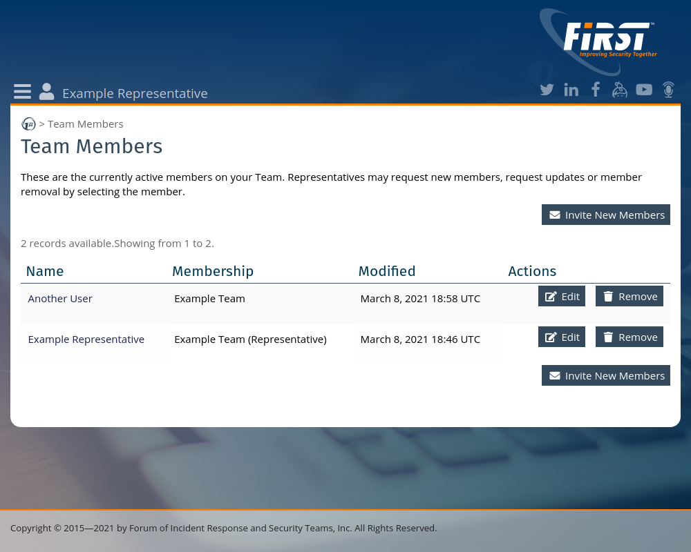 FIRST Portal and Identity Solution